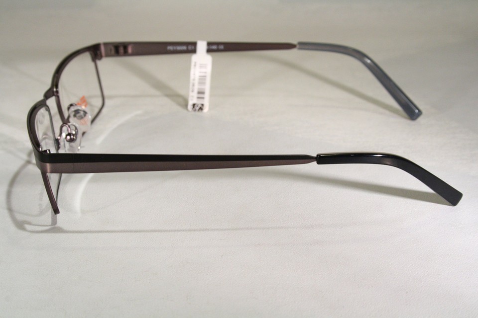 PRIVATE EYES Men's Clubmaster Style Matte Black Glasses Eyeglass ...