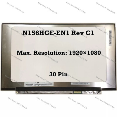 N156HCE-EN1 Rev C1 15.6" FHD 1920×1080 72% NTSC Screen LCD Panel IPS ...