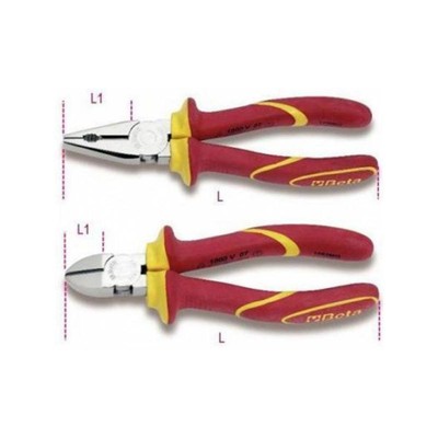 Beta Tools 1169MQ/D2 1000V VDE Insulated Combination & Side Cutting ...