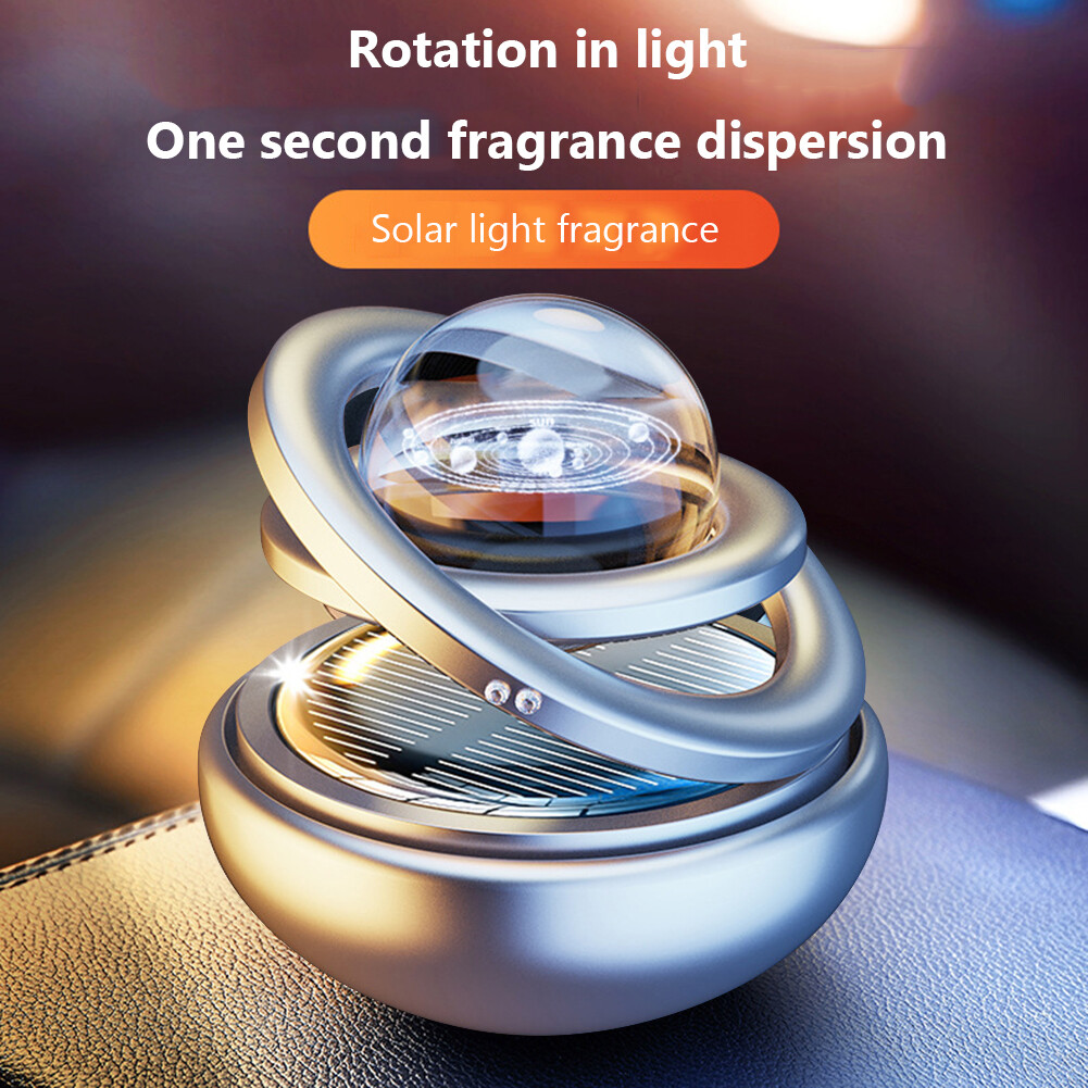 AU Solar Car Aromatherapy Air Freshener Ornament Decoration Diffuser ...
