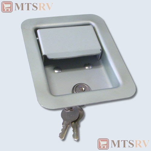 Buyers Flush Mount Rectangular Utility Door Paddle Latch w/Lock & 2 ...