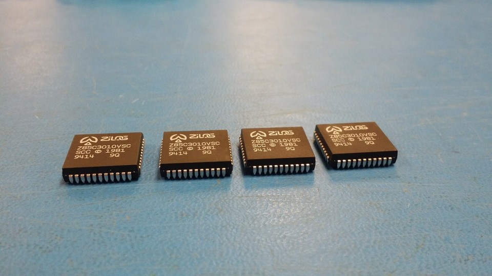(4 PCS) Z85C3010VSC ZILOG IC CONTROLLER 10MHZ 40PLCC (94/95 D/CS) | eBay