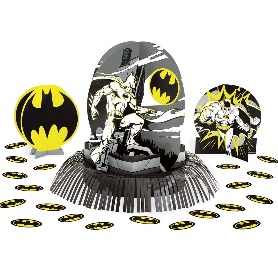 Batman Table Decorating Kit 23 Piece Centerpiece Party Supplies ...