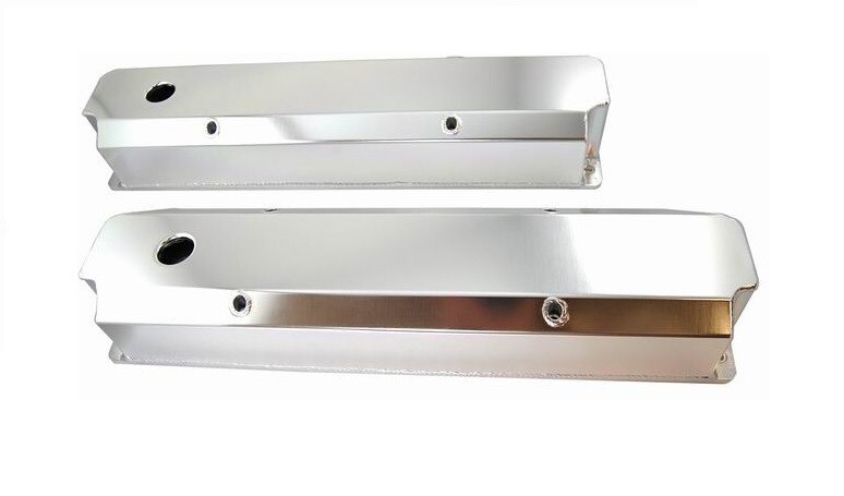 BB Chrysler Fabricated Valve Covers Mopar 383 426 440 V8 Fab Aluminum ...