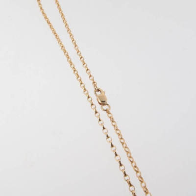 16 Inch 14k Gold Filled 2.6x1.8mm Oval Rolo Chain Necklace Assembled by ...