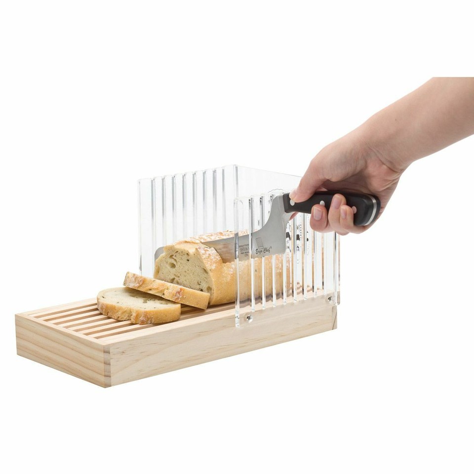 Mrs. Anderson's Baking Bread Slicing Guide wood plastic | eBay