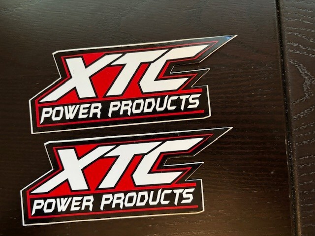 XTC POWER PRODUCTS 2PC STICKER SET BAJA1000 NORRA1000 MINT400 LUCAS OIL ...