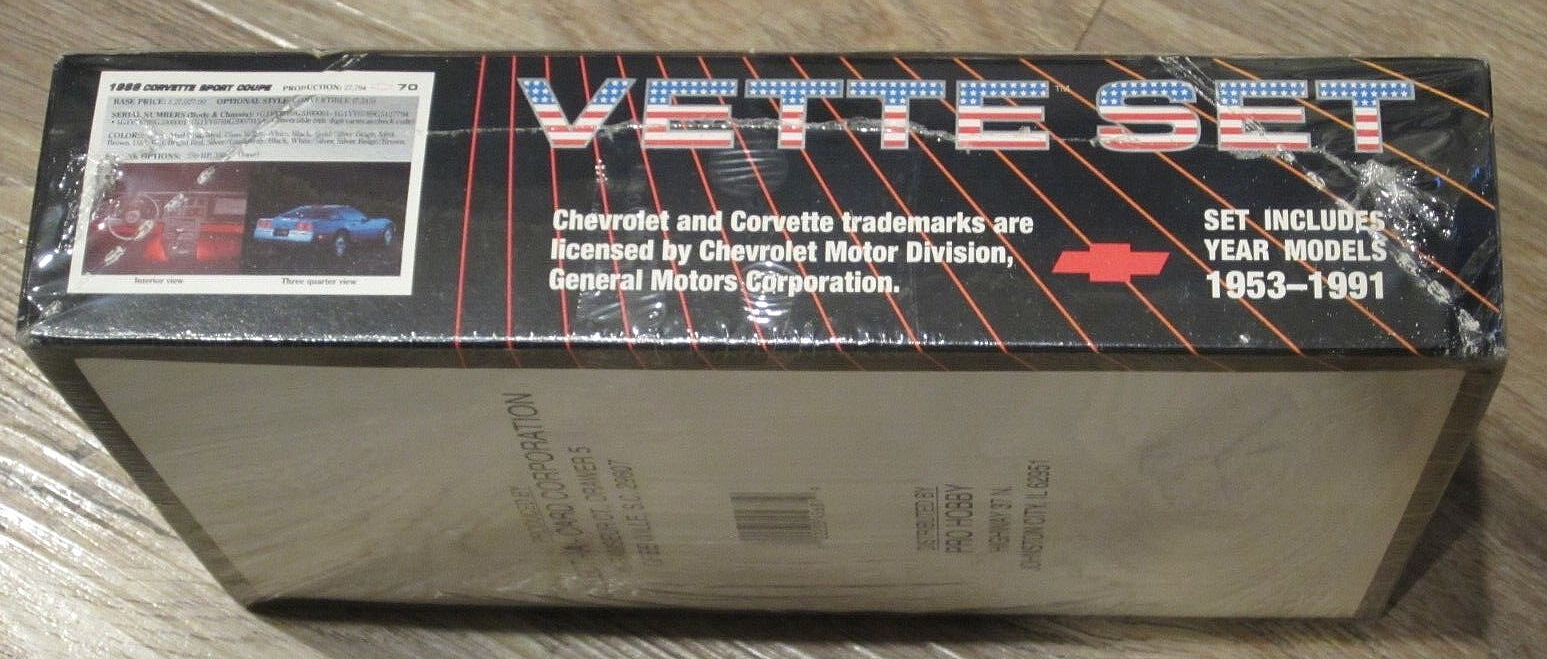 Vette Set 1991 Collector Trading Card Pack Box Corvette Collector Pack ...