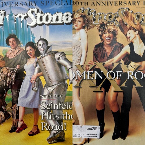 Rolling Stone Magazine Women of Rock & Seinfeld 30th Anniversary Lot of ...