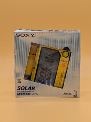 Sony FM/AM Solar Cassette Walkman WM-F107 (NOS) | eBay