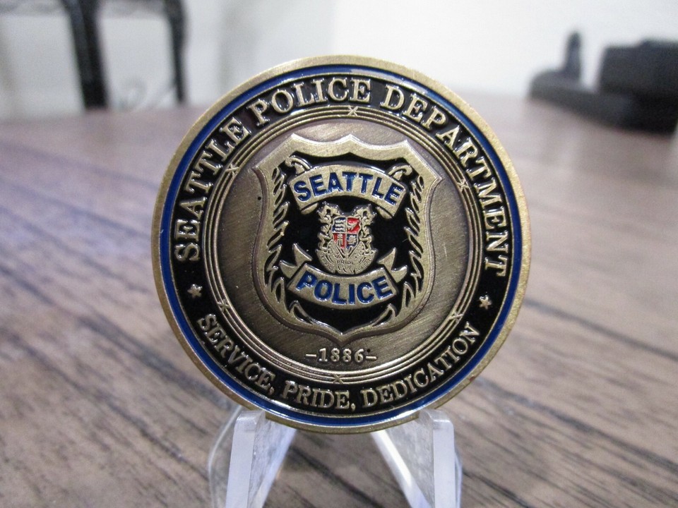 Seattle Police Department Saint Michael Challenge Coin #568M | eBay