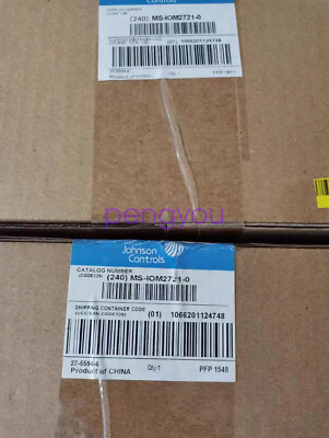 1PCS NEW Johnson MS-IOM2721-0 controller Brand new Fedex or DHL | eBay