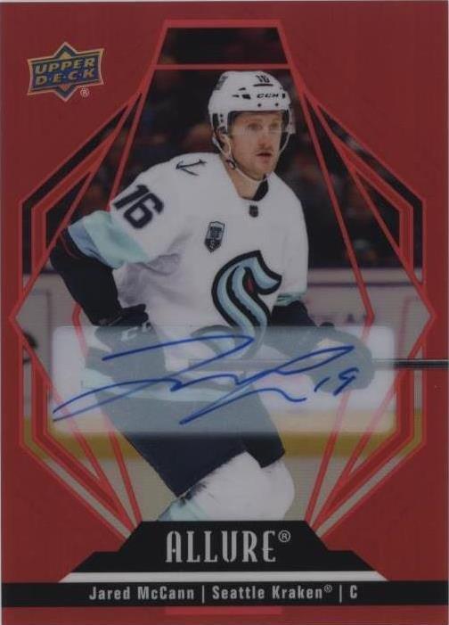 2022-23 Upper Deck Allure - Jared McCann #20 Red Rainbow Autographs (AU ...
