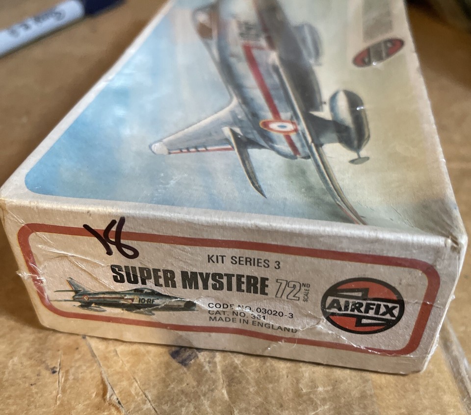 Airfix Dassault Super Mystere B2 Model Kit 03020 1:72 New In Box Sealed ...
