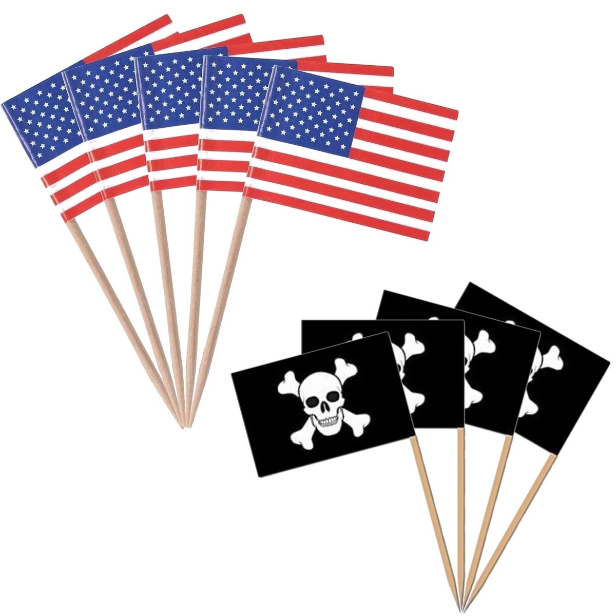 Printable Pirate Flags For Cupcakes