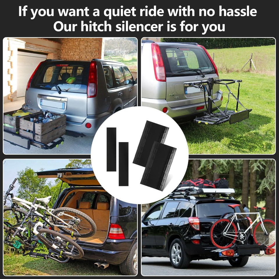 Trailer Hitch Antirattle Hitch Silencer For 2" Hitches Eliminates Hitch ...