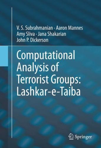 Computational Analysis of Terrorist Groups : Lashkar-e-Taiba by Jana ...