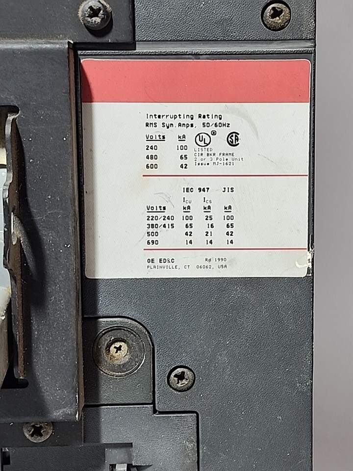 GE - GENERAL ELECTRIC SPECTRA RMS CIRCUIT BREAKER SKLA36AT0800 800 AMP ...