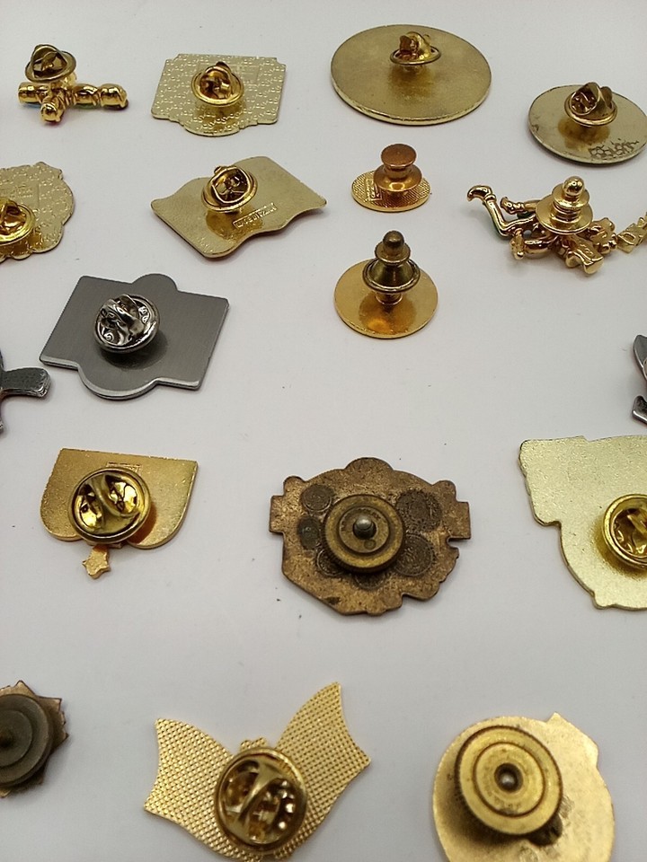 Lapel Pins/Hat Pins Mixed Lot Railroad Education Sports Holiday ...