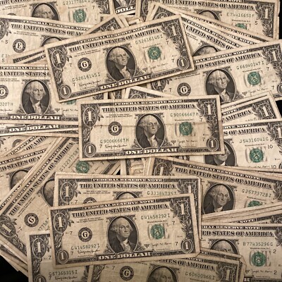One RARE 1963 B Circulated $1 Dollar Bill Federal Reserve BARR NOTE ...