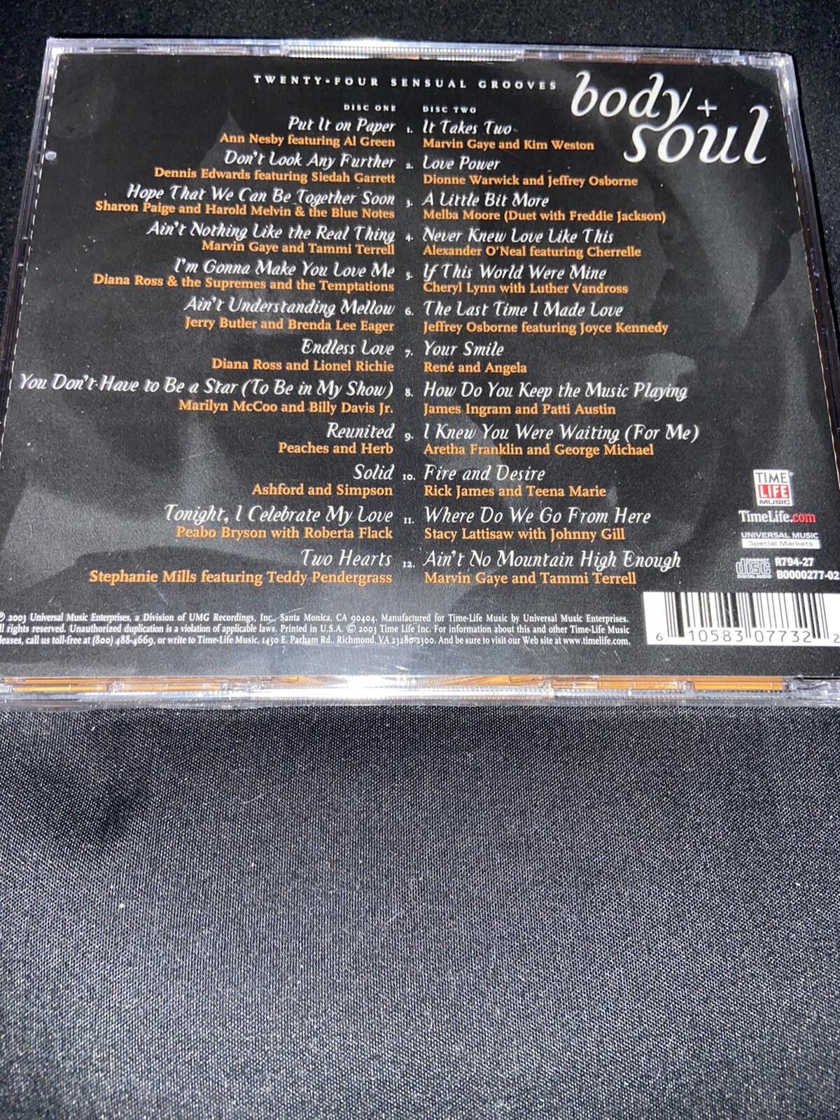 Body+Soul Duets Diana Ross Marvin Gaye James Ingram Al Green Pbo Bryson ...