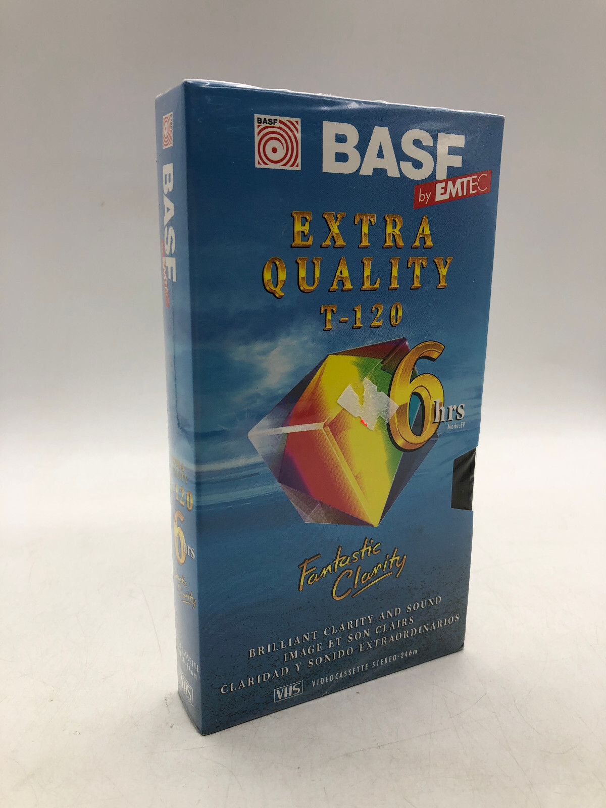 BASF by EMTEC Extra Quality T-120 6 Hr. Blank Recording VHS Cassette - SEALED | eBay