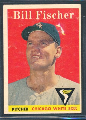 1958 Topps #56: BILL FISCHER Rookie RC Chicago White Sox ~ VG-EX | eBay