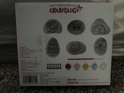 Creatology Valentines Day Craft Rock Art Craft Kit | eBay