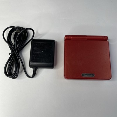 Gameboy Advanced sp GBA Flame Red Ags-001 Tested US Model | eBay