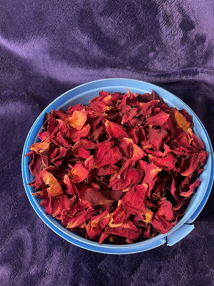Approx 30g Of Organic Sun-dried Red Rose Petals | eBay UK