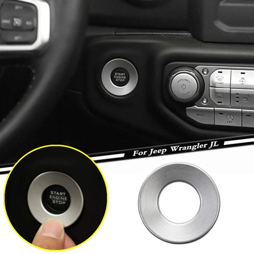 For 2018-2023 Jeep Wrangler JL Sliver Engine Start Stop Push Button ...