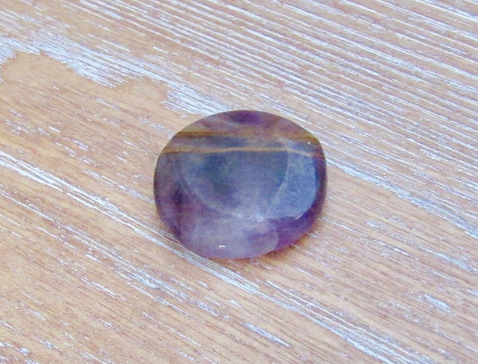 Amethyst Polished Disc Stone Natural Gemstone Healing Rock Gift Reiki ...
