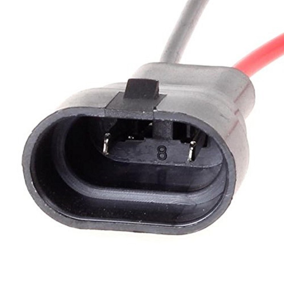 Wire Pigtail Male Extension 9005 Two Harness Bulb Headlight High Beam ...