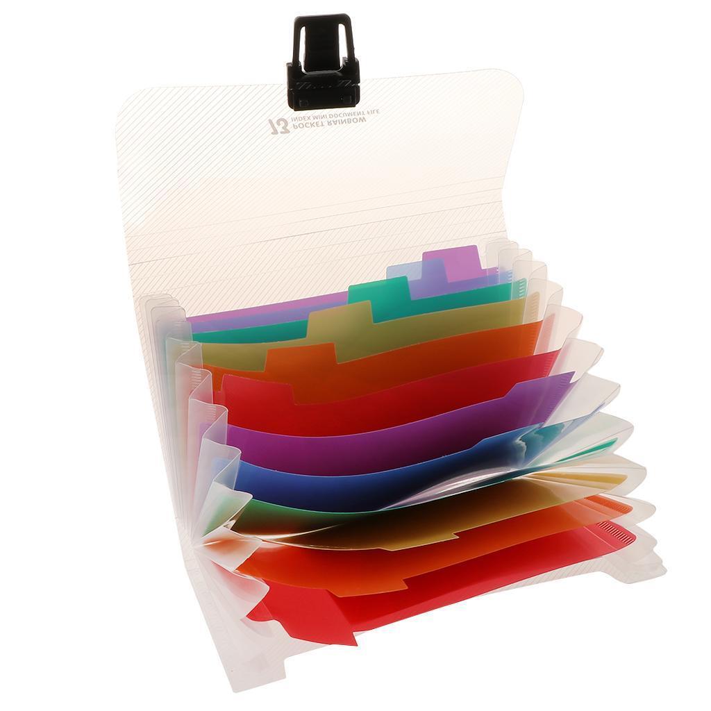 Portable A6 13 Expanding Pockets Travel Folder | eBay