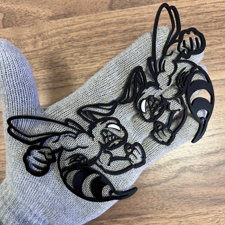 Hornet Badges Emblem Bee Swole White Eye, 2 Badges, Fender Angry ...