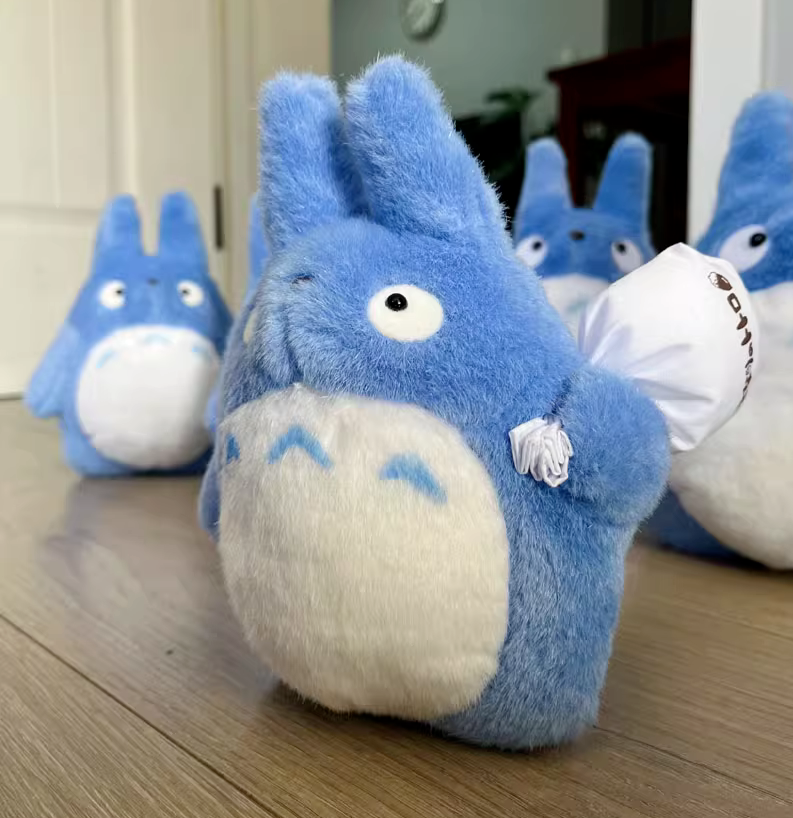 My Neighbor Totoro Blue Medium Totoro Plush Toy M Doll Studio Ghibli ...