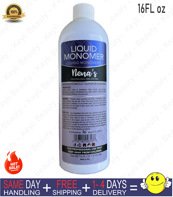 16 oz Nena's Liquid Monomer Professional Nail System 16 oz. NO MMA | eBay