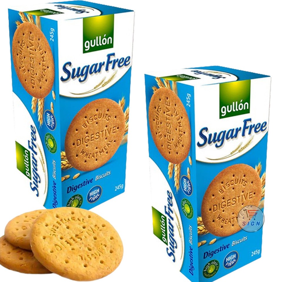 Gullon Sugar Free High Fibre Biscuit Selection- Wafer, Chip, Digestives ...