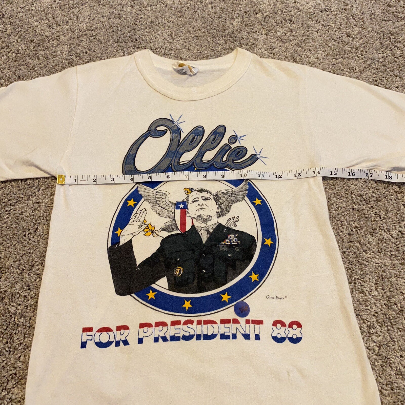 Vintage Single Stitch Ollie For President Shirt 1988 … - Gem