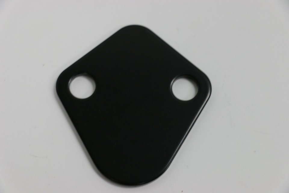 SB Ford 289 302 351W Small Block Black Fuel Pump Block Off Plate With ...