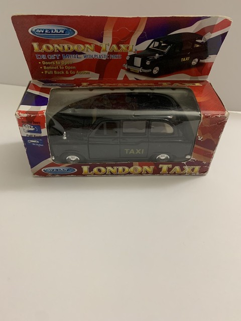 Welly Austin London Taxi Black Die Cast Metal Model 99050W Open Box for ...