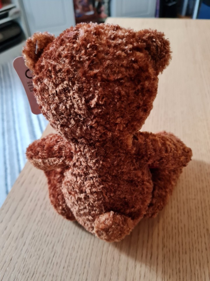 "Coochi" Lovely Soft Brown Teddy Bear with red love you heart,tag on ...