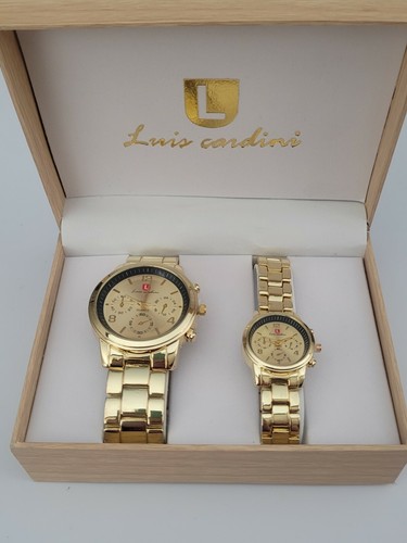 Luis Cardini Quartz His And Hers Watch Pair. WR. NIB. | eBay