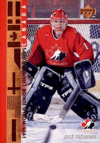Jose Theodore #530 1995-96 Upper Deck Canada | eBay
