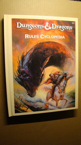 DUNGEONS DRAGONS *NEW* RULES CYCLOPEDIA HARDCOVER *VF/NM 9.0 NEW* OLD ...