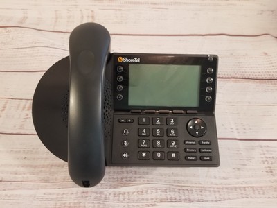 Shoretel IP480G Black Duplex Speakerphone Wideband Audio Gigabit ...