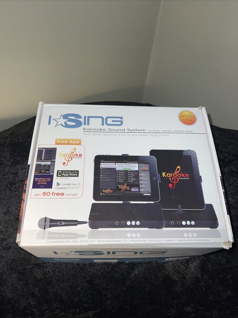 Vivitar ISK IPD Ising Karaoke Machine Sound System W Microphone for ...