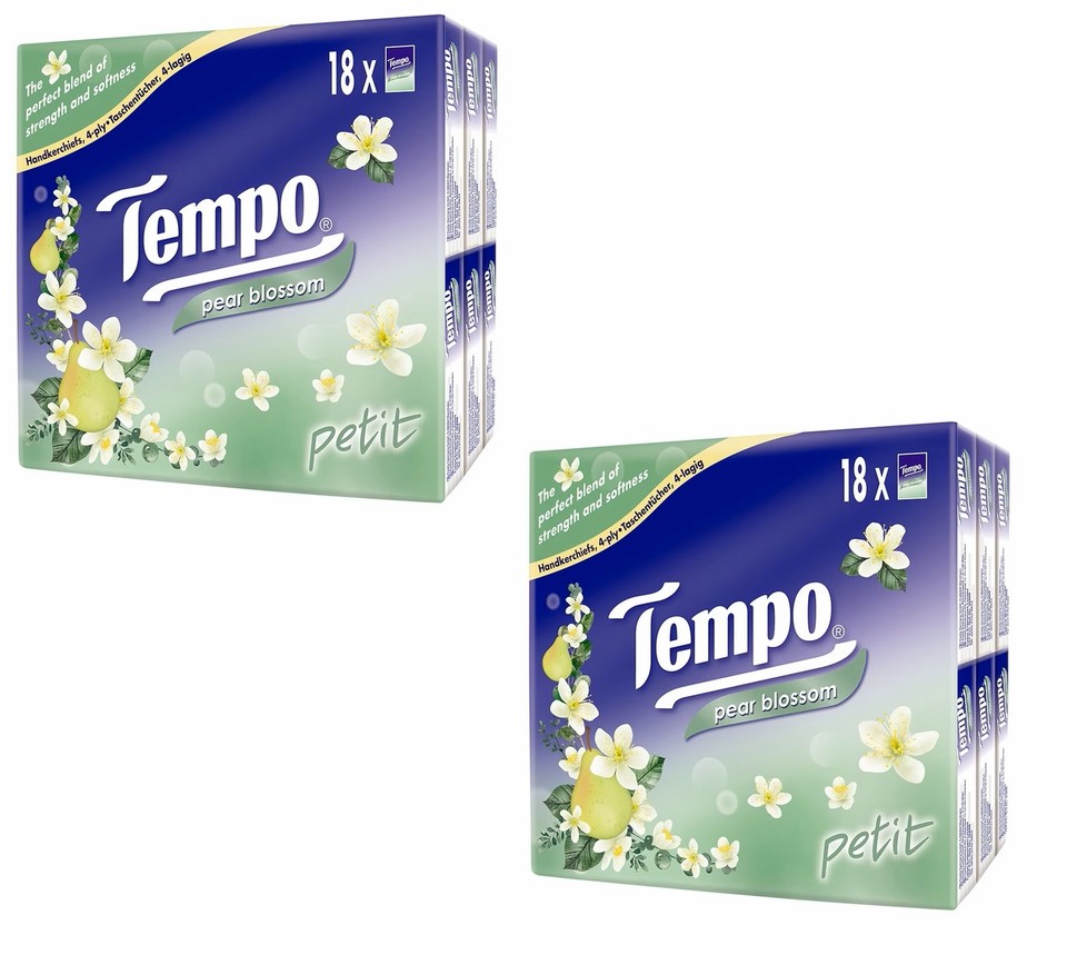 Tempo Tissues Petit (Hong Kong Retail Versions) 36 Packs Free Ship from ...