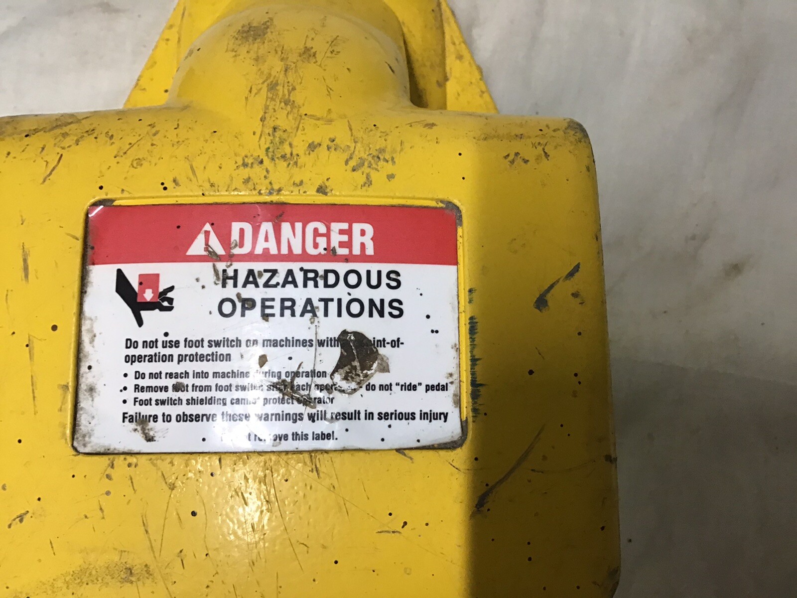 Pedal Square D Model: 9002AW1 Foot Operated Machine Tool Switch, VAC ...