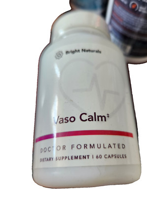 Bright Naturals Vaso Calm - 60 caps - EXP : 2026 | eBay